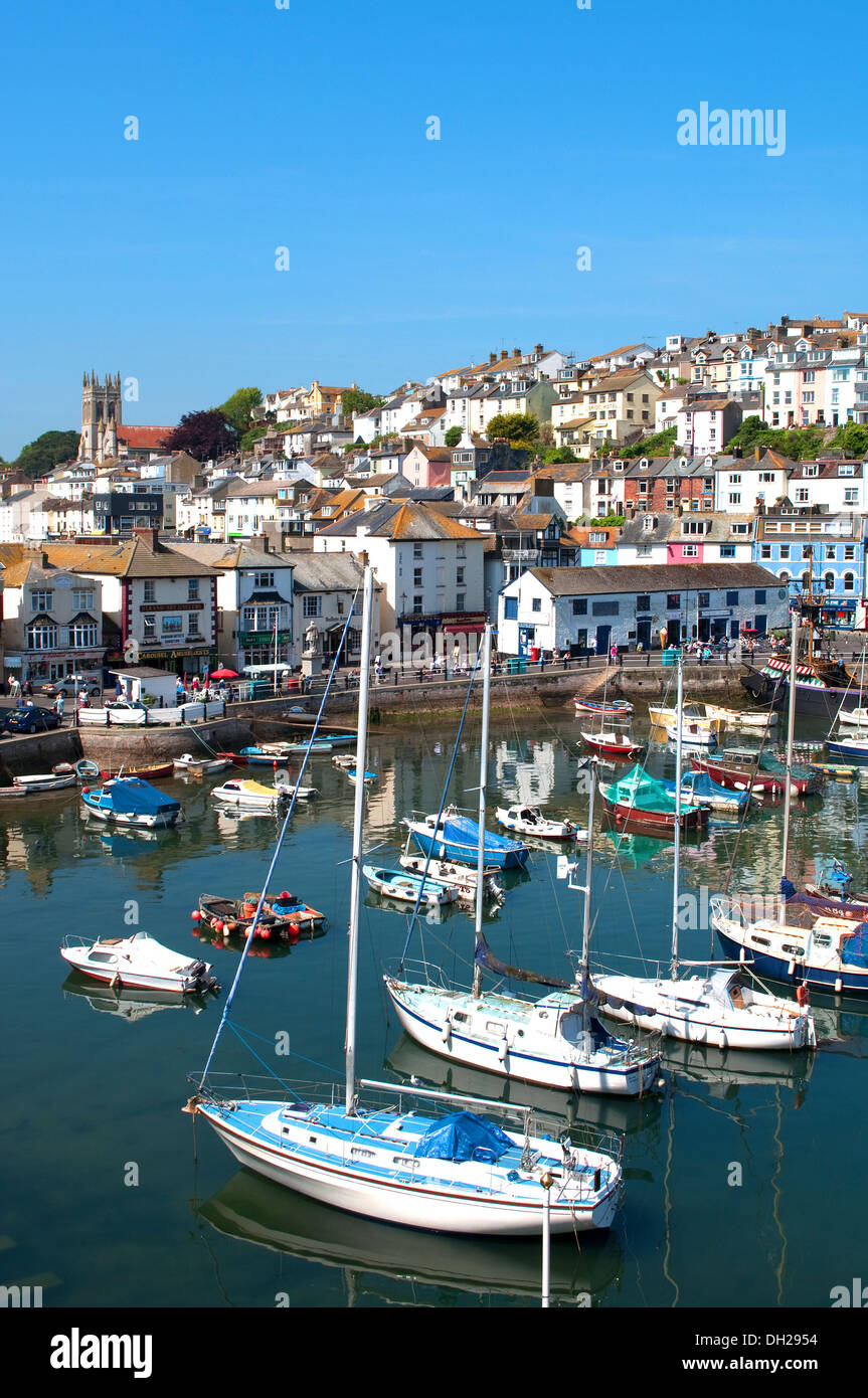 Brixham harbour and boats hi-res stock photography and images - Alamy
