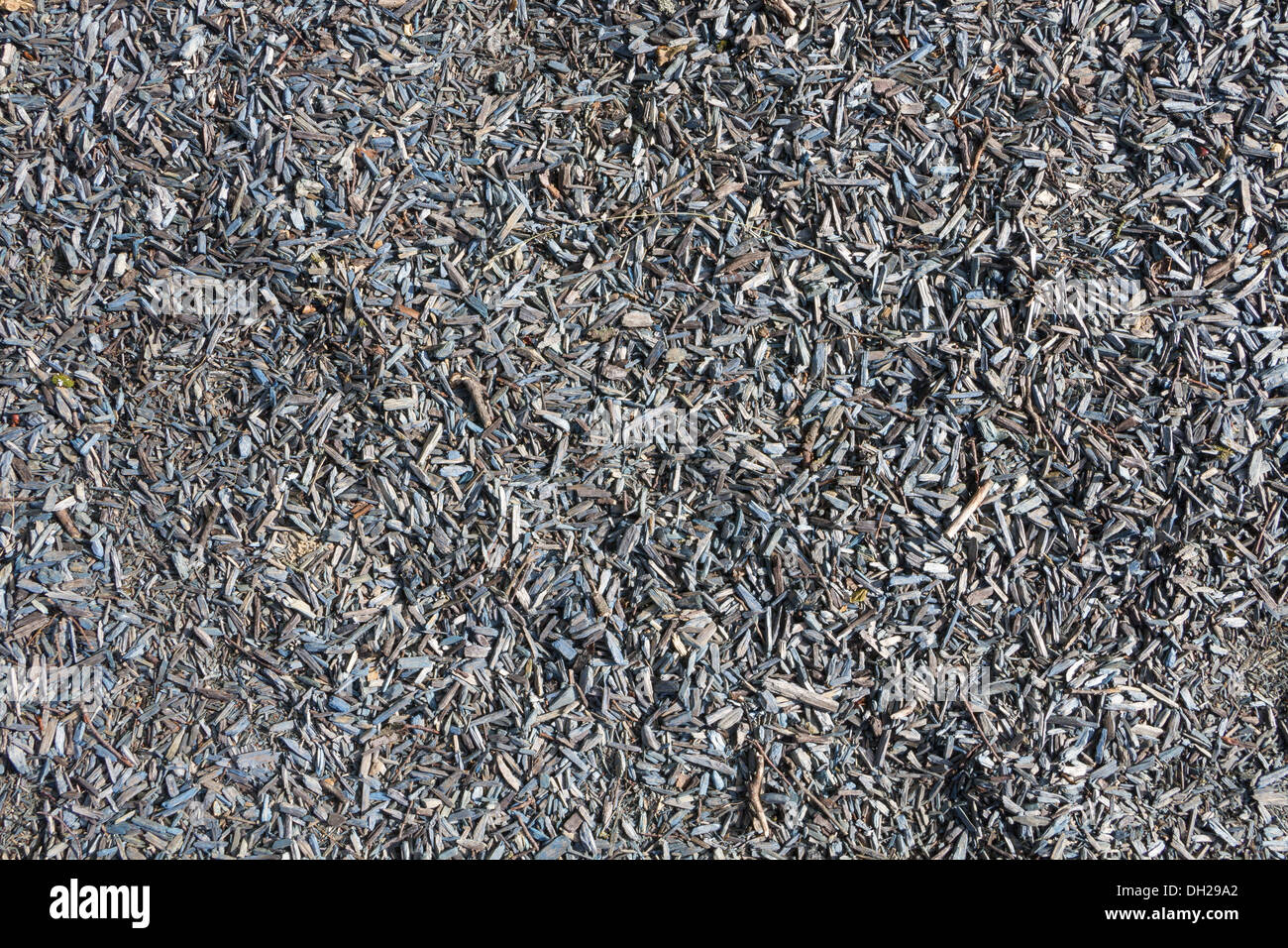 blue wood chippings Stock Photo - Alamy