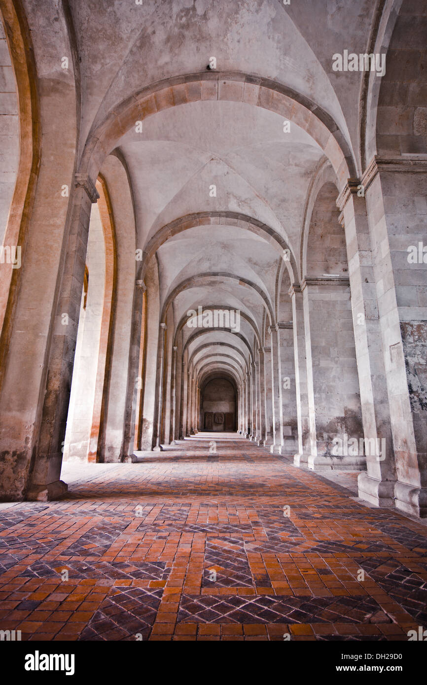 Architecture of a cloister Stock Photo - Alamy
