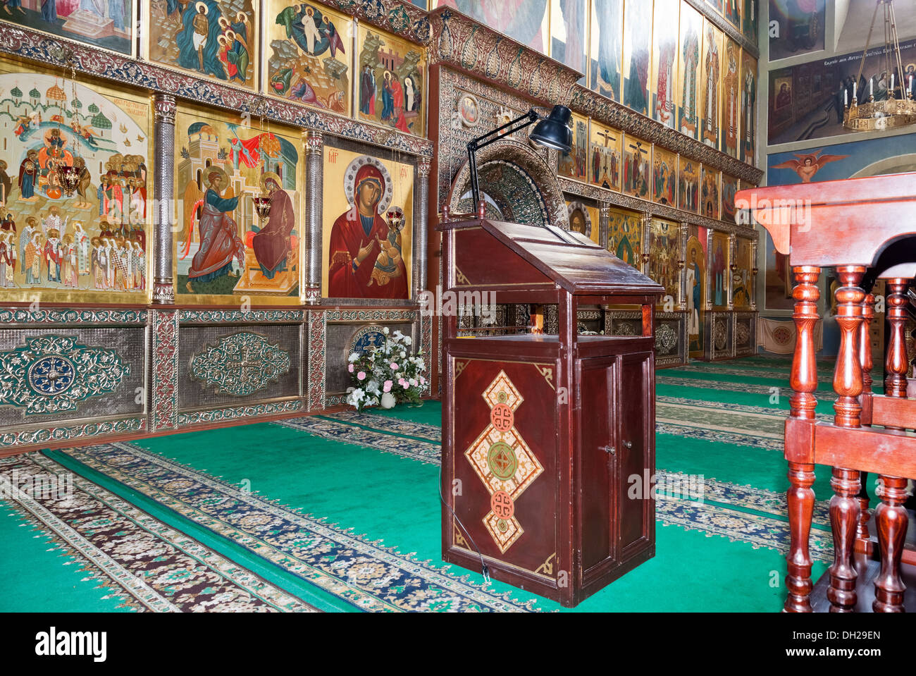 Ortodox monastery interior hi-res stock photography and images - Alamy
