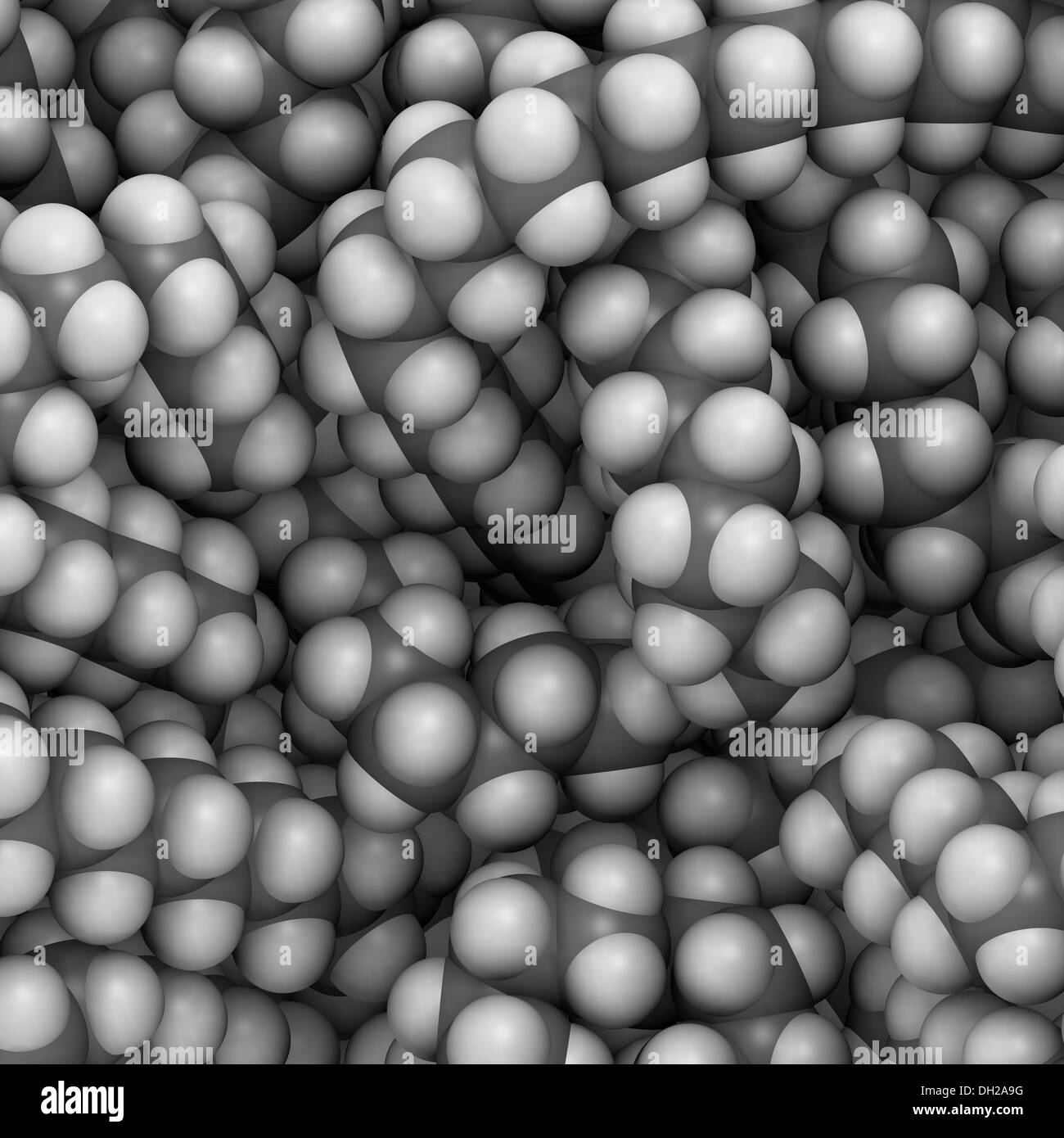 Polyethylene (PE, polythene, polyethene) plastic, chemical structure ...