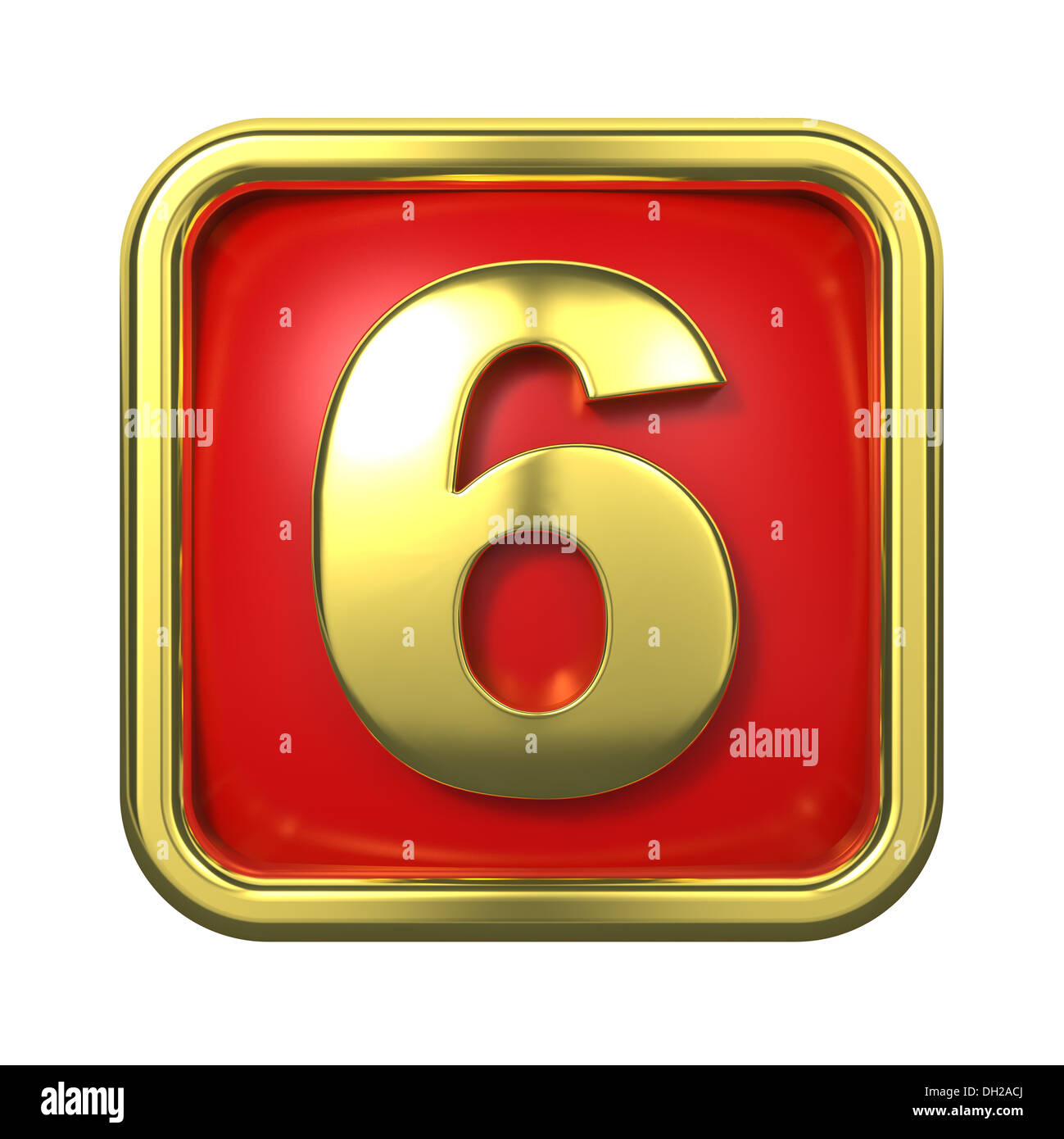 Gold numbers in frame on hi-res stock photography and images - Alamy