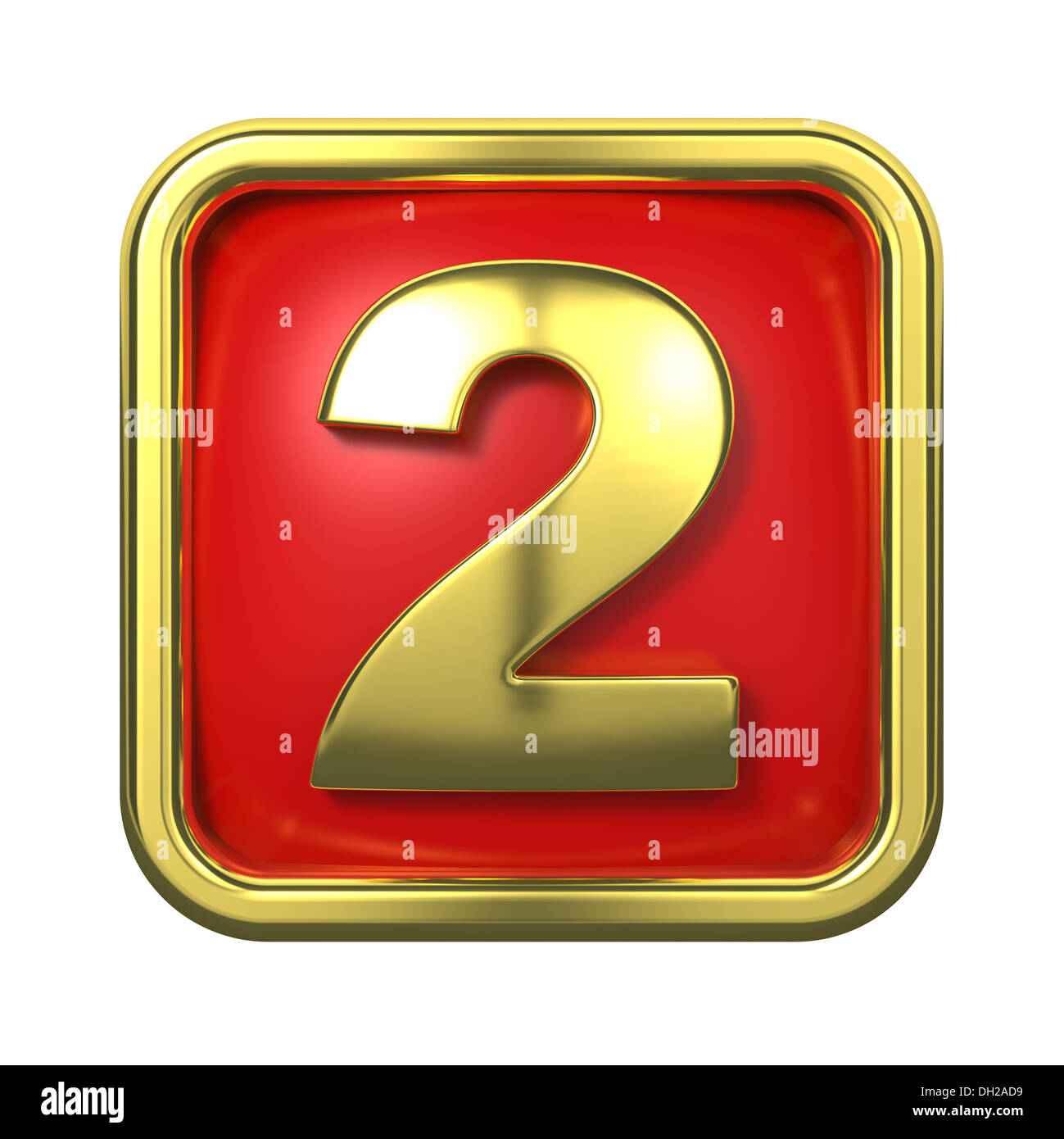 Golden alphabet numbers on Cut Out Stock Images & Pictures - Alamy