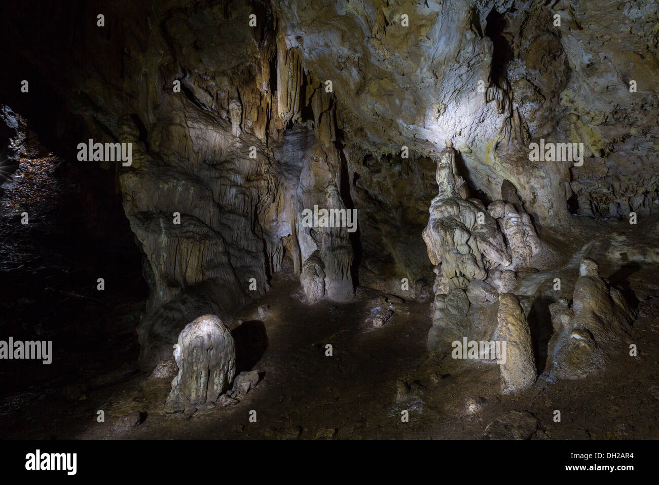 Into the cave Stock Photo - Alamy