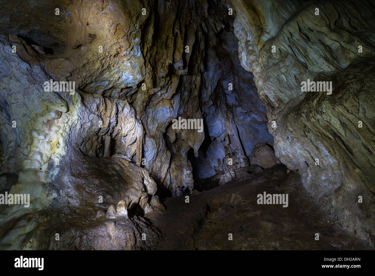 Into the cave Stock Photo - Alamy