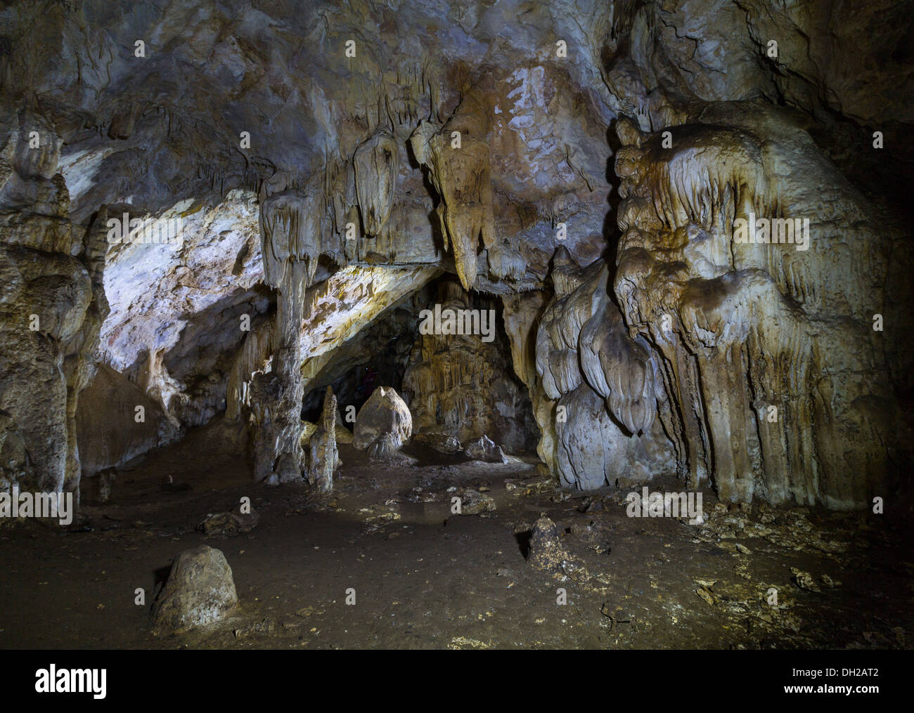 Into the cave Stock Photo - Alamy