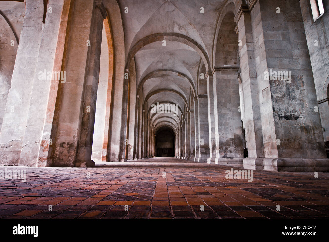 Architecture of a cloister Stock Photo - Alamy