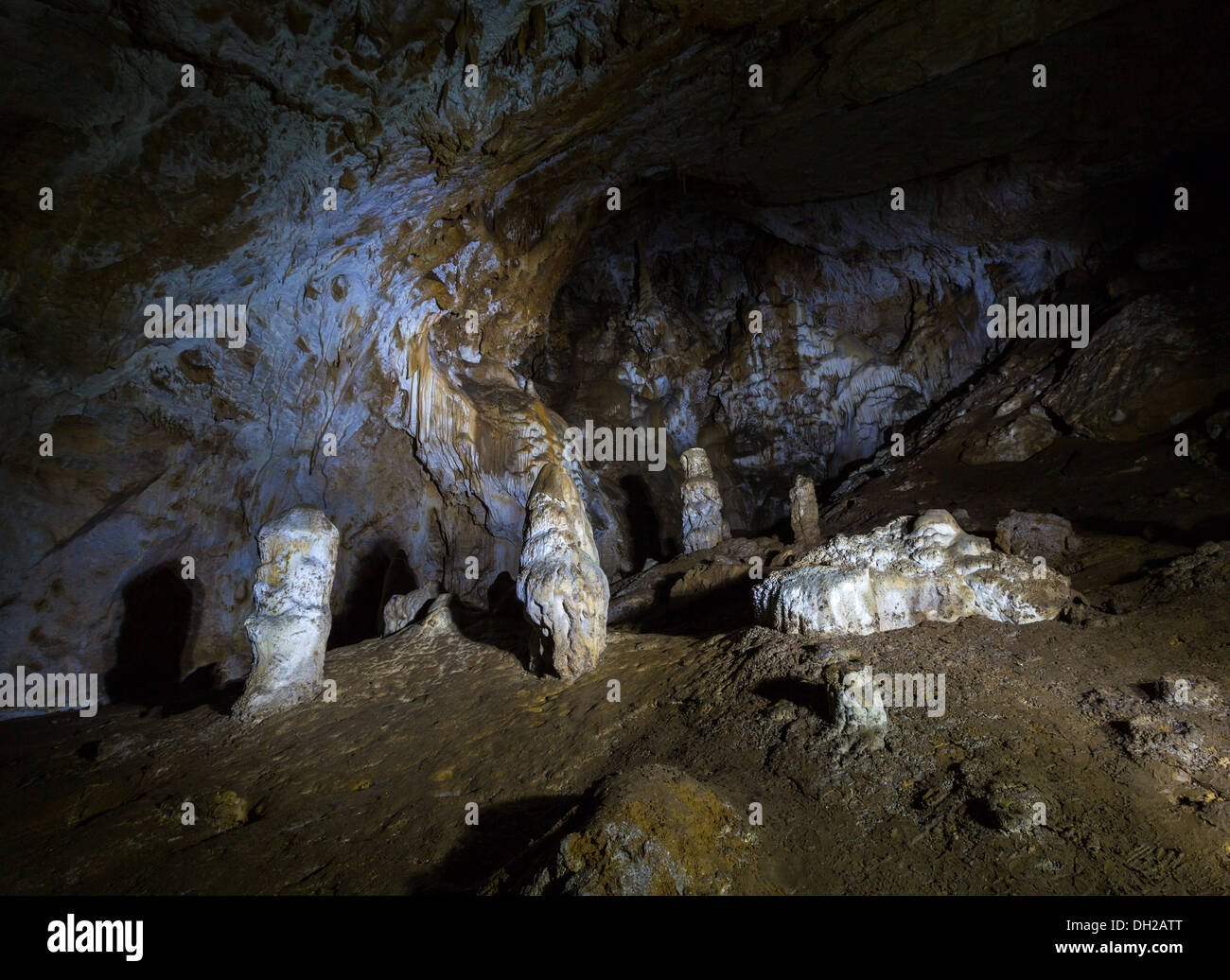 Into the cave Stock Photo - Alamy
