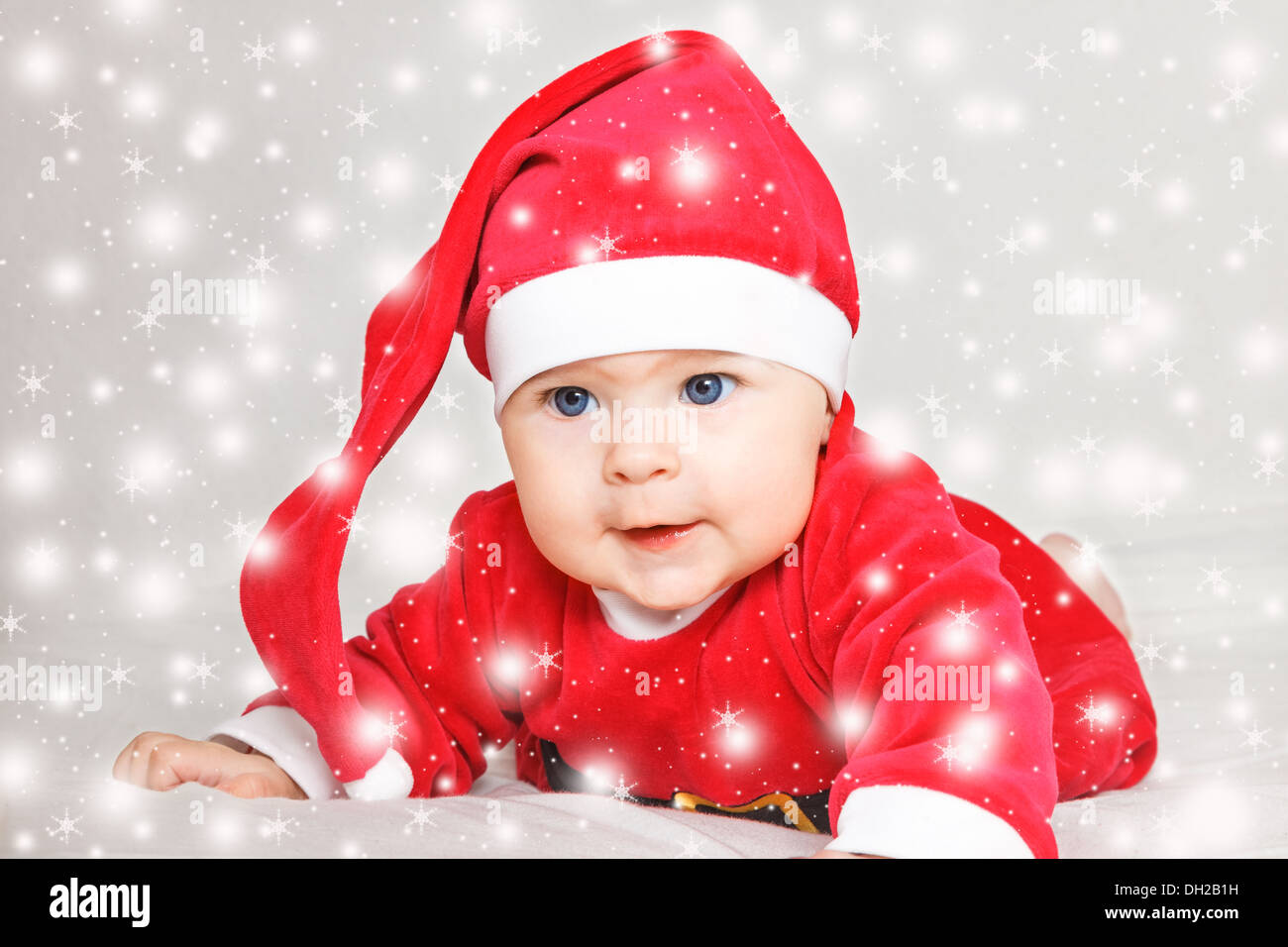 Baby Santa Claus Stock Photo - Alamy