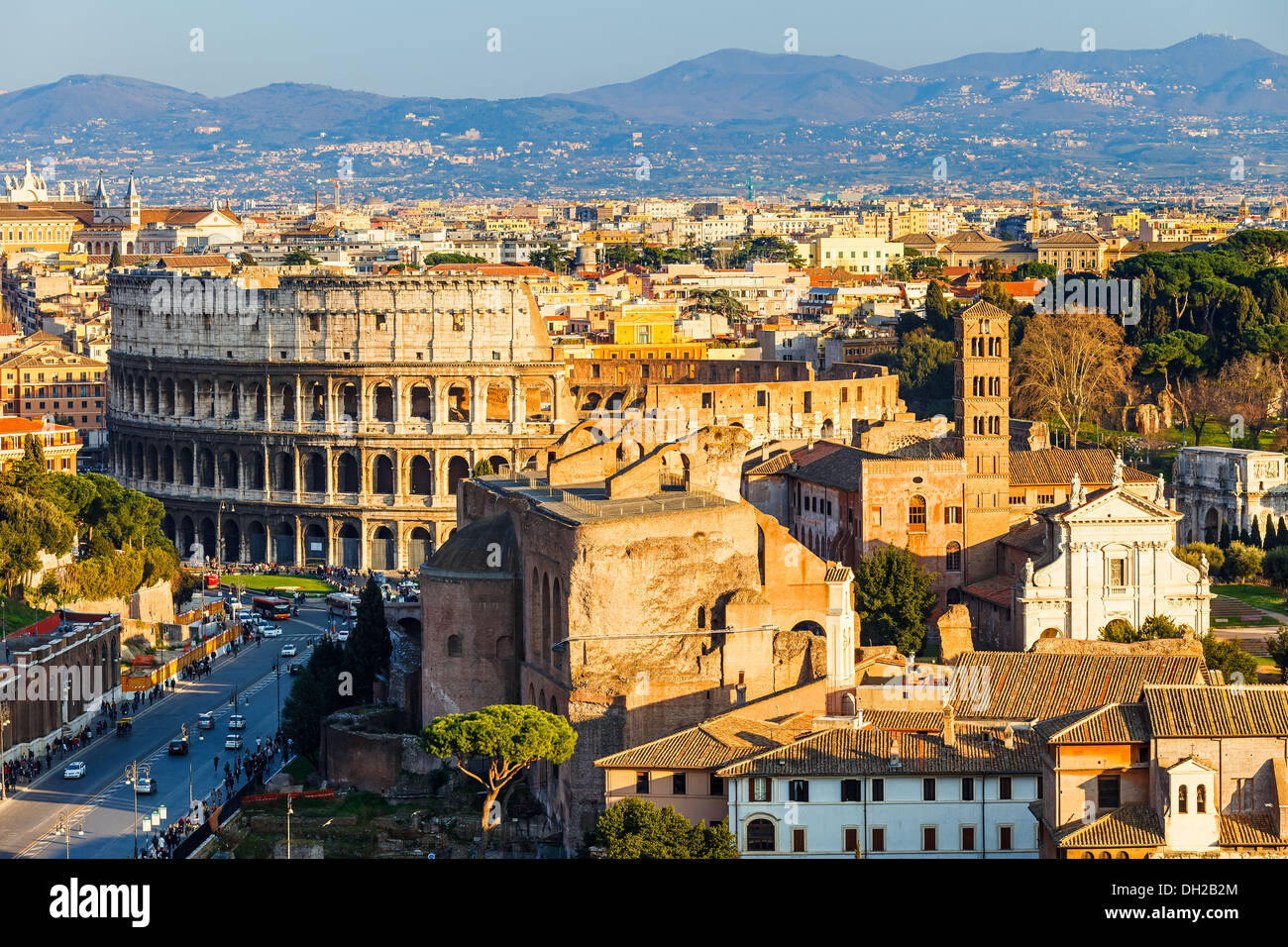Colosseum aerial hi-res stock photography and images - Alamy