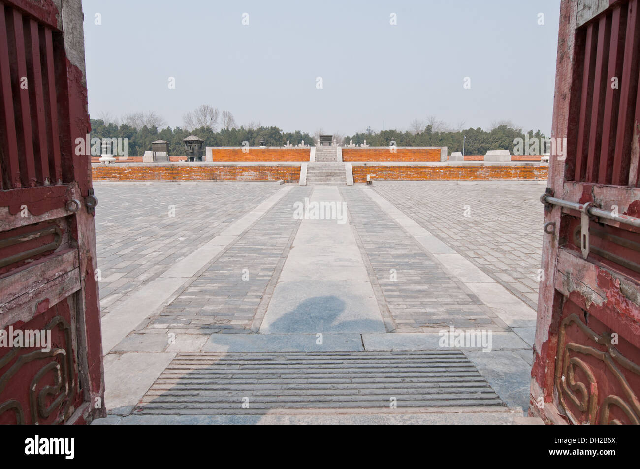 Altar in the Temple of the Earth (also called Ditan Park) in Beijing ...