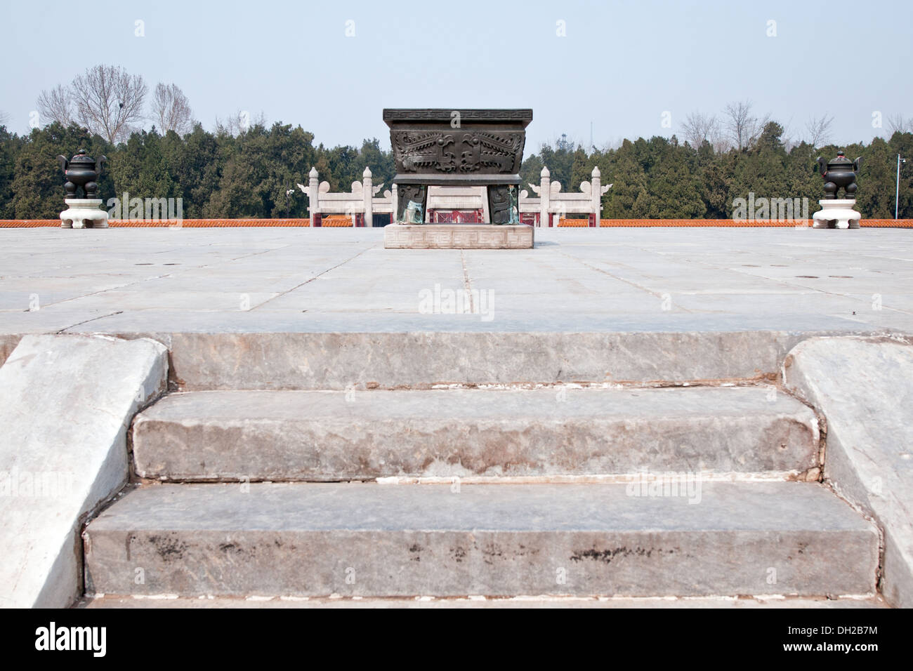 Altar in the Temple of the Earth (also called Ditan Park) in Beijing ...