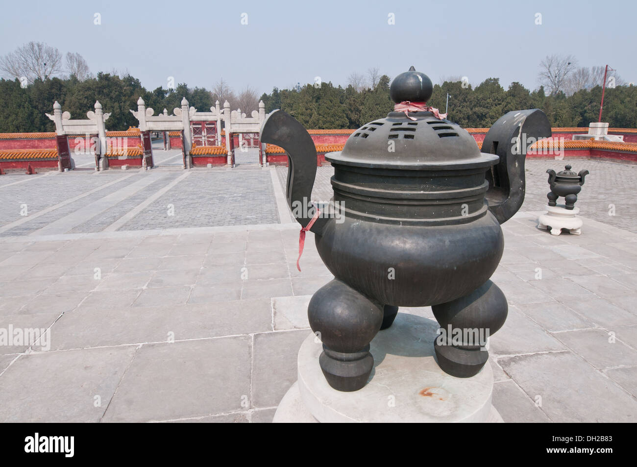 Altar in the Temple of the Earth (also called Ditan Park) in Beijing ...