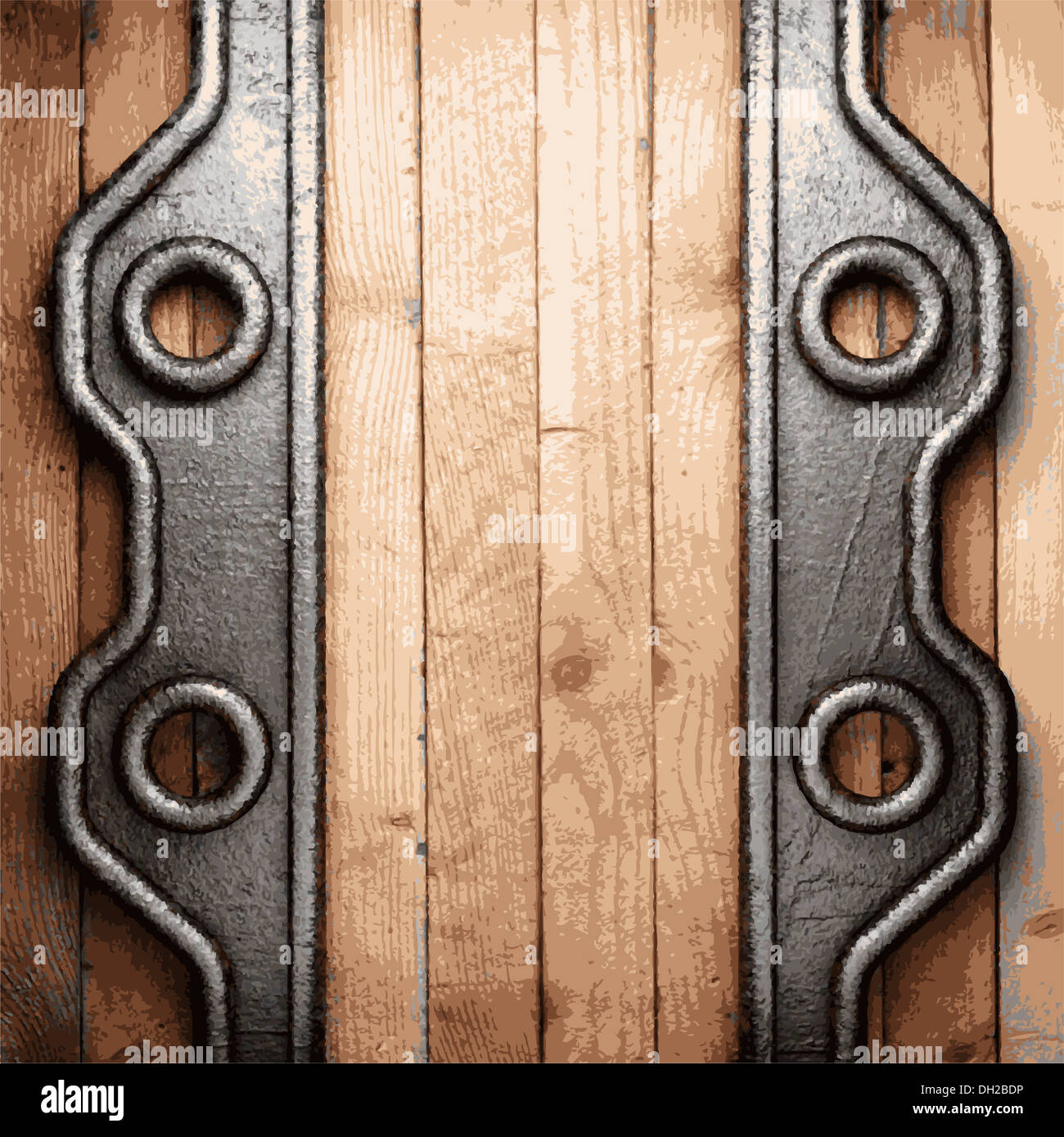 metal and wood background Stock Photo - Alamy