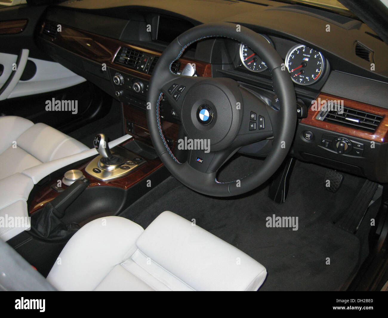 The BMW E60 M5 features a high-performance interior, offering luxury ...