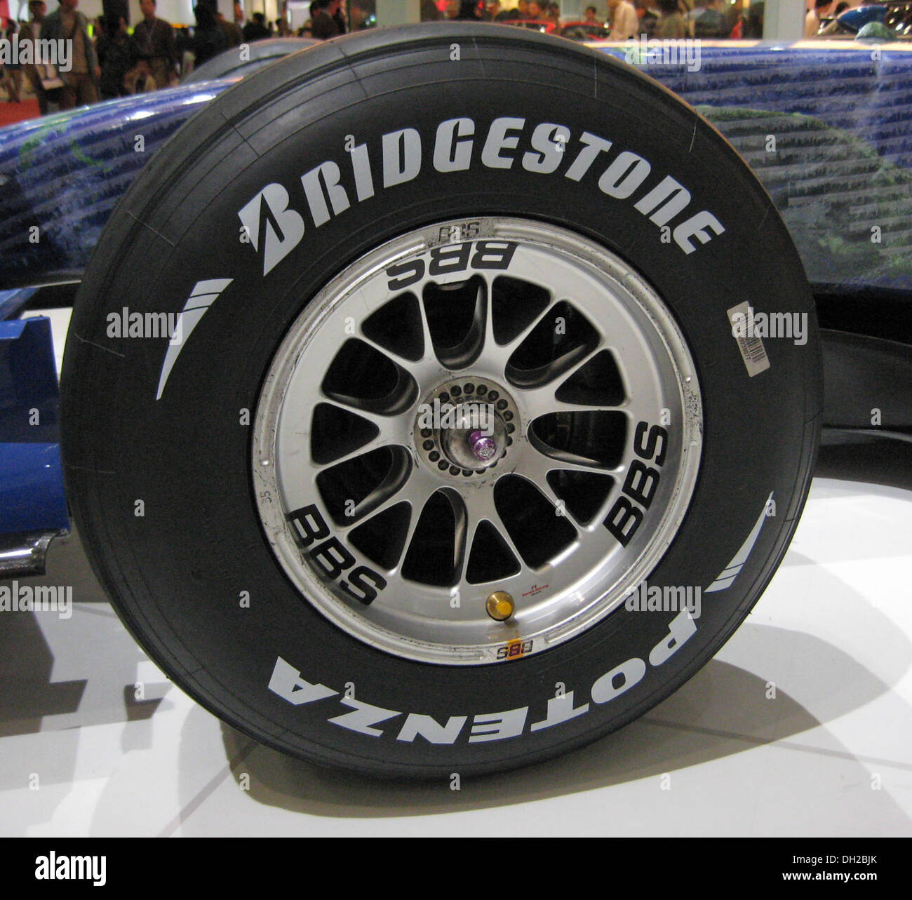 The Bridgestone Potenza F1 front tire is designed for high-performance ...