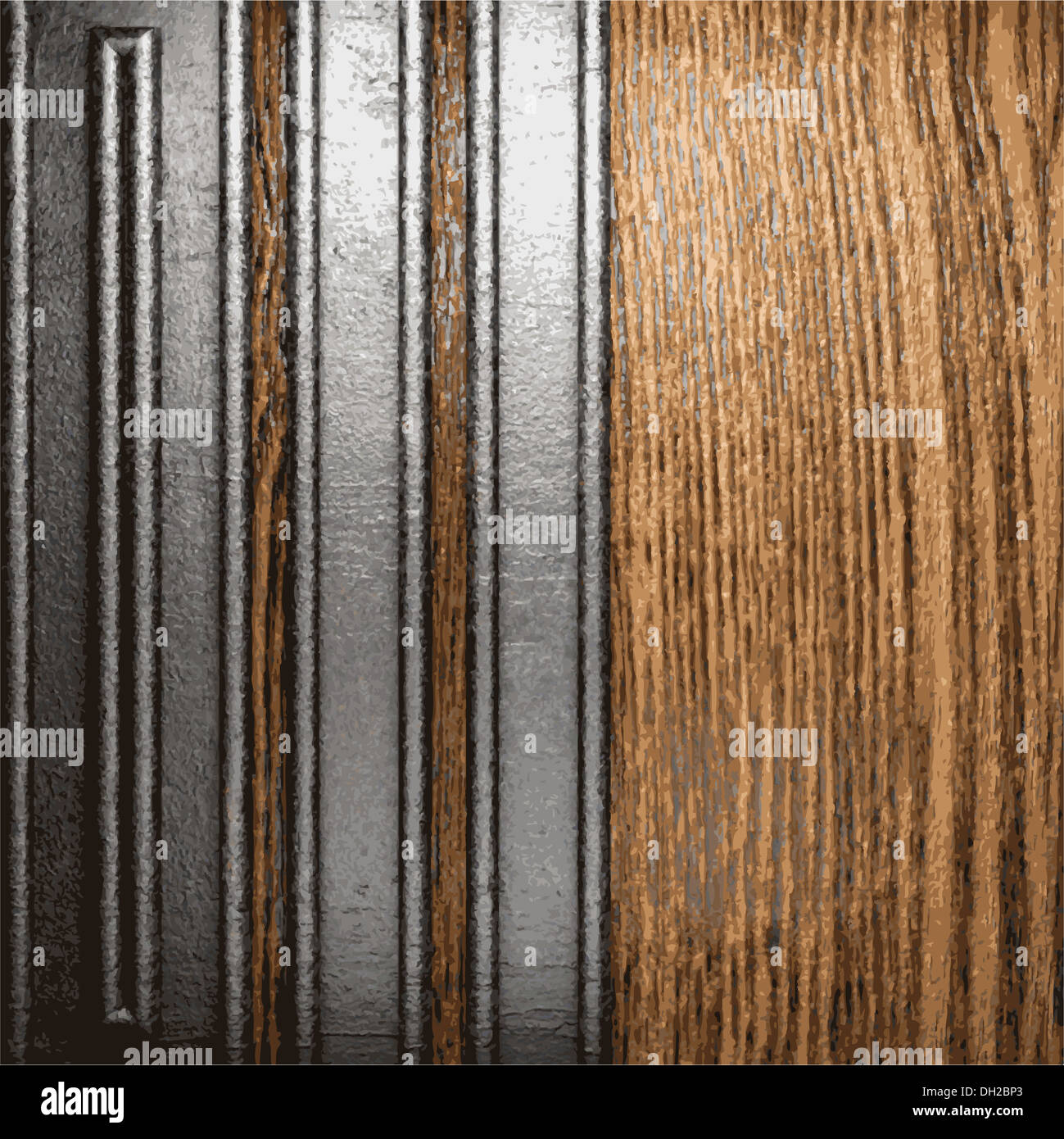 metal and wood background Stock Photo - Alamy