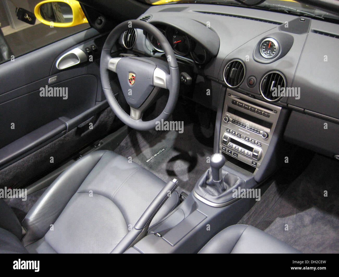 The interior of the Porsche 987 Boxster is a blend of luxury and ...