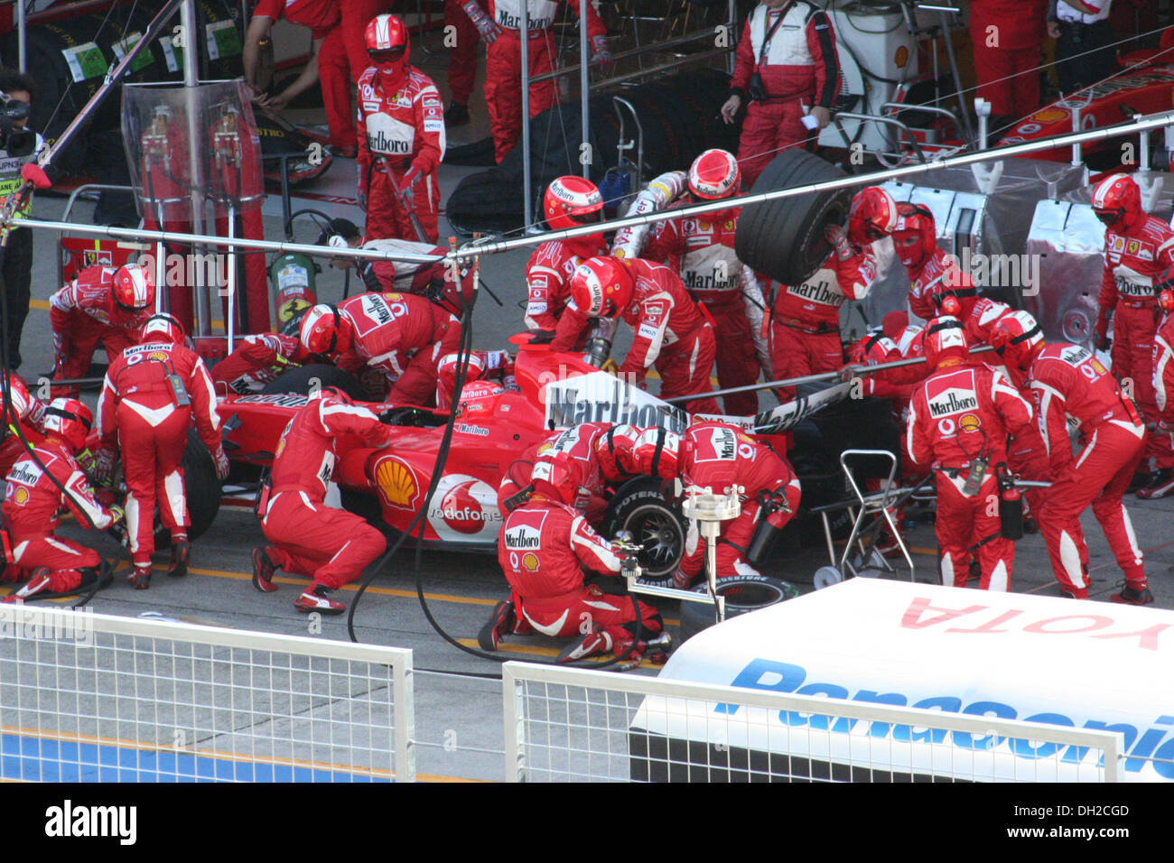 Scuderia Ferrari Pit Stop1 Stock Photo - Alamy