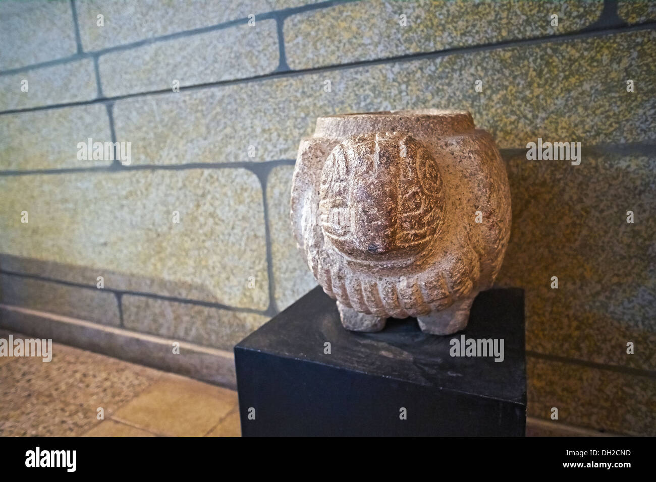 Artifacts at the Archeology Museum of Ancash,Huaraz, Peru Stock Photo ...