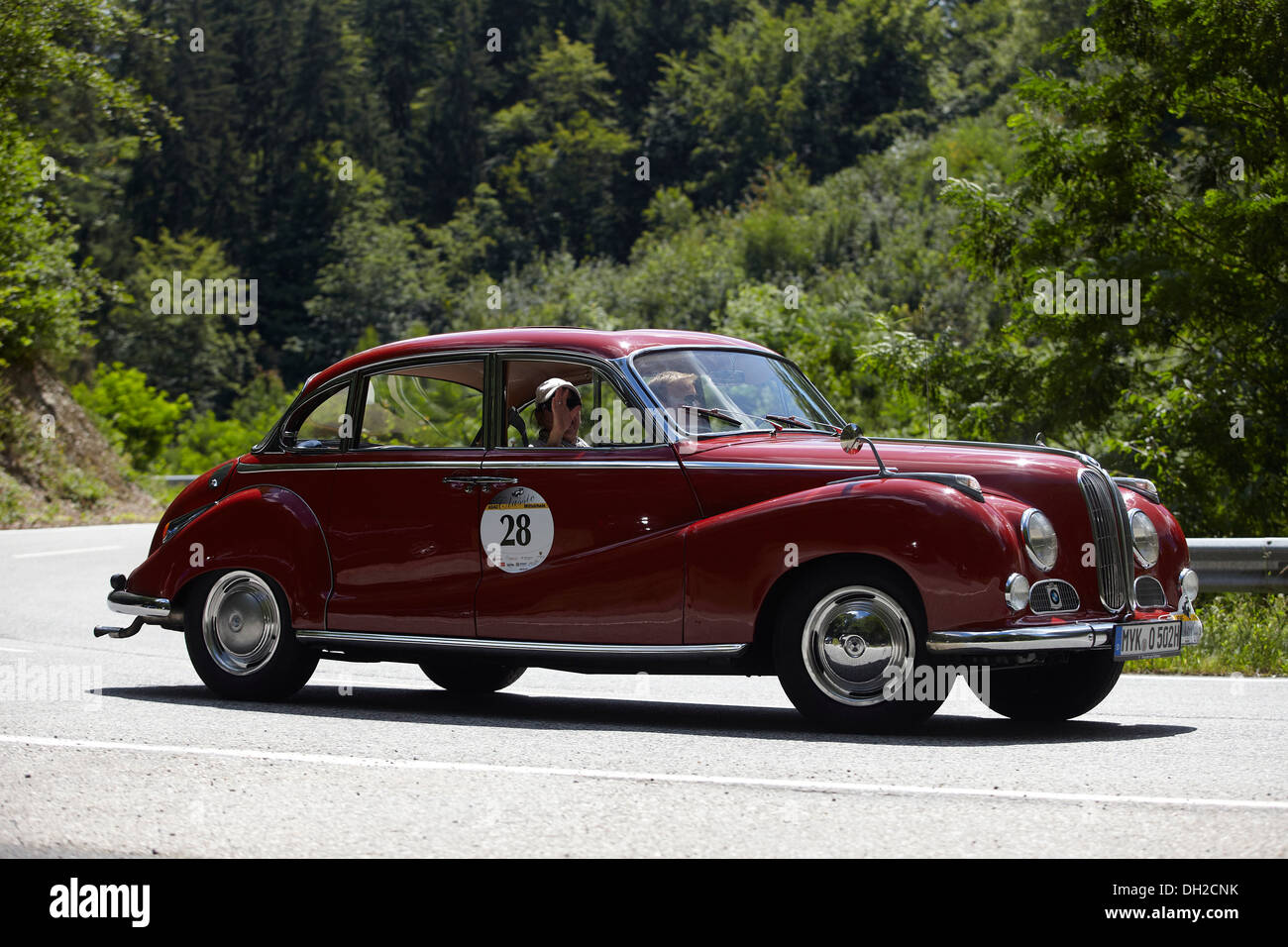 BMW V8 3.2, vintage car rally ADAC Mittelrhein Classic 2012, Koblenz ...
