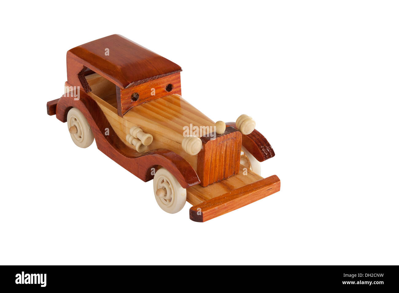 Wooden Replica of Classic Car Stock Photo - Alamy