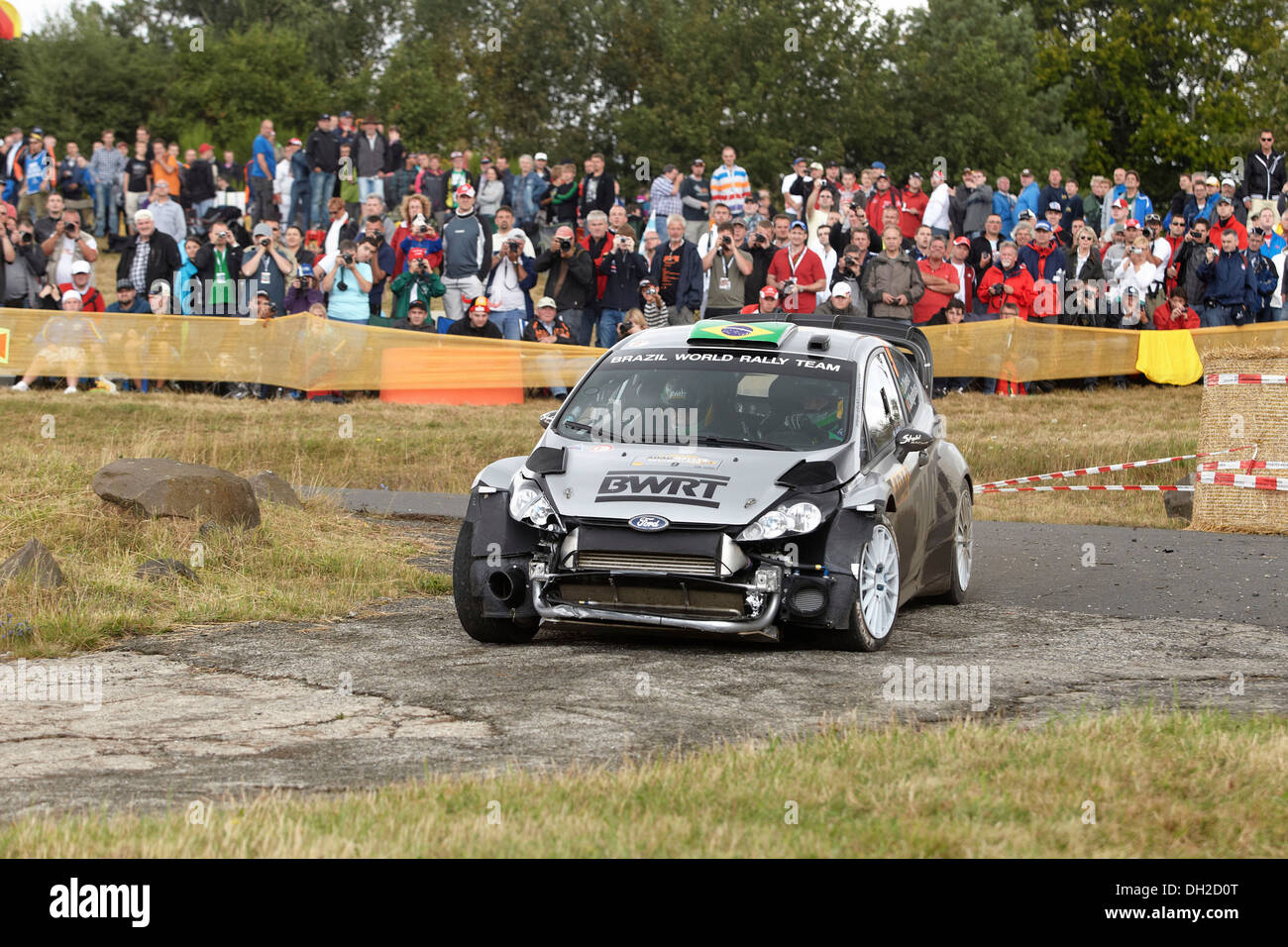 ADAC Rally Germany, special stage, Baumholder military training area ...
