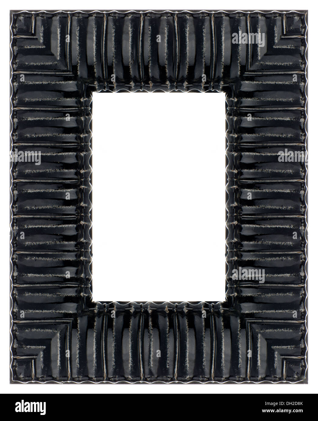 Black wooden frame for paintings or photographs Stock Photo - Alamy