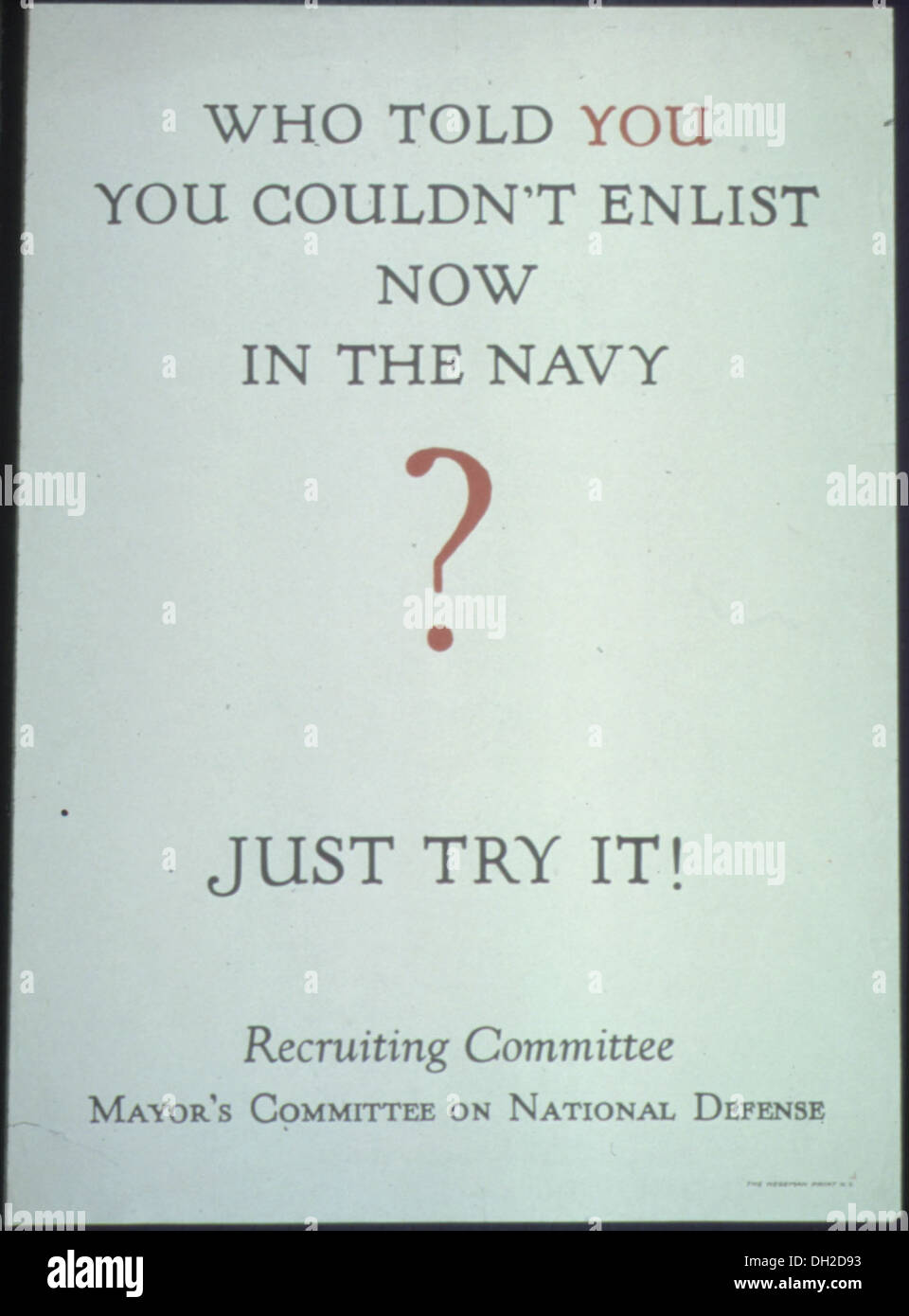 Wwi enlistment campaigns hi-res stock photography and images - Alamy