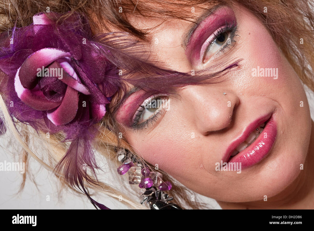Woman, makeup, portrait Stock Photo - Alamy