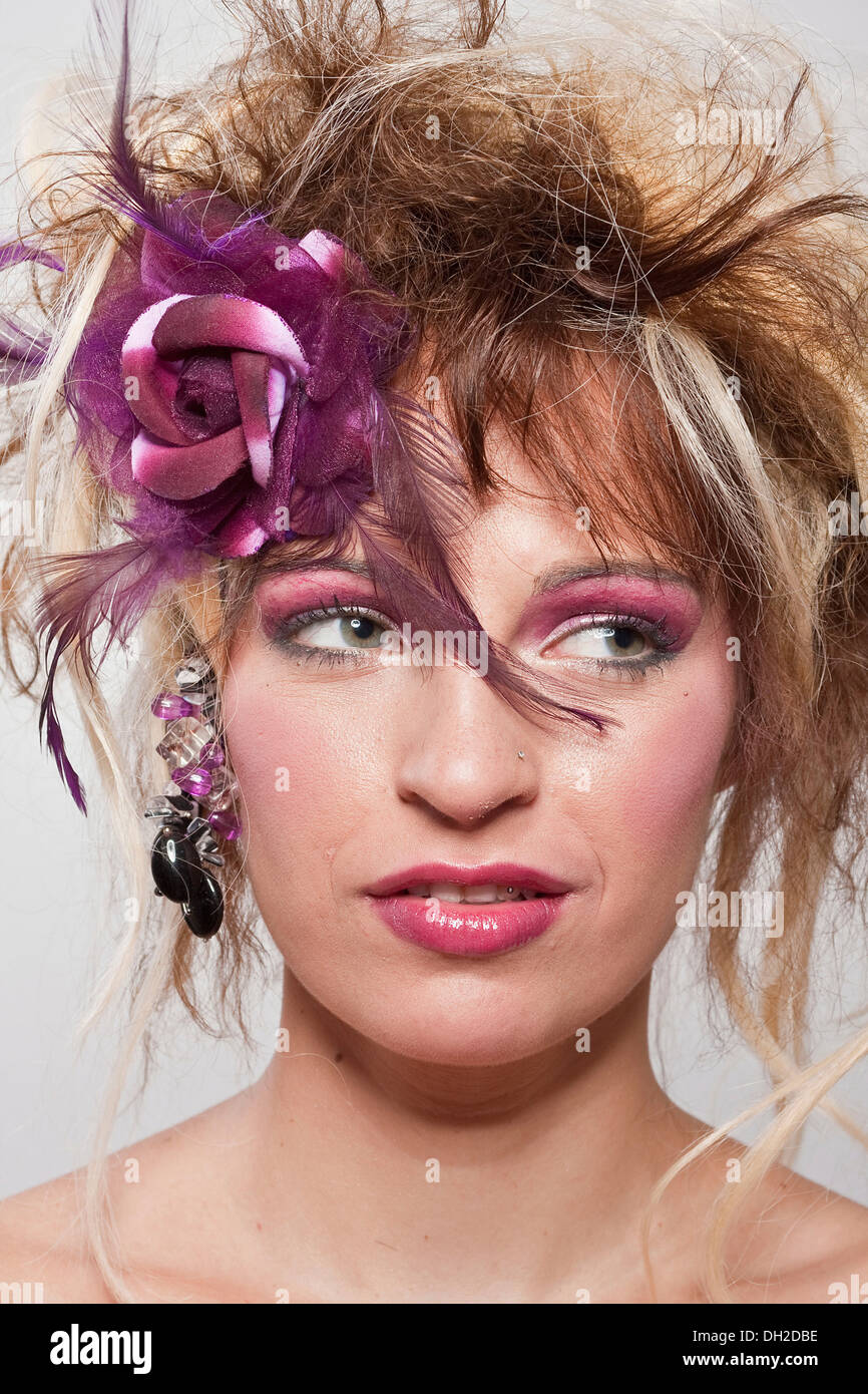 Woman, makeup, portrait Stock Photo - Alamy