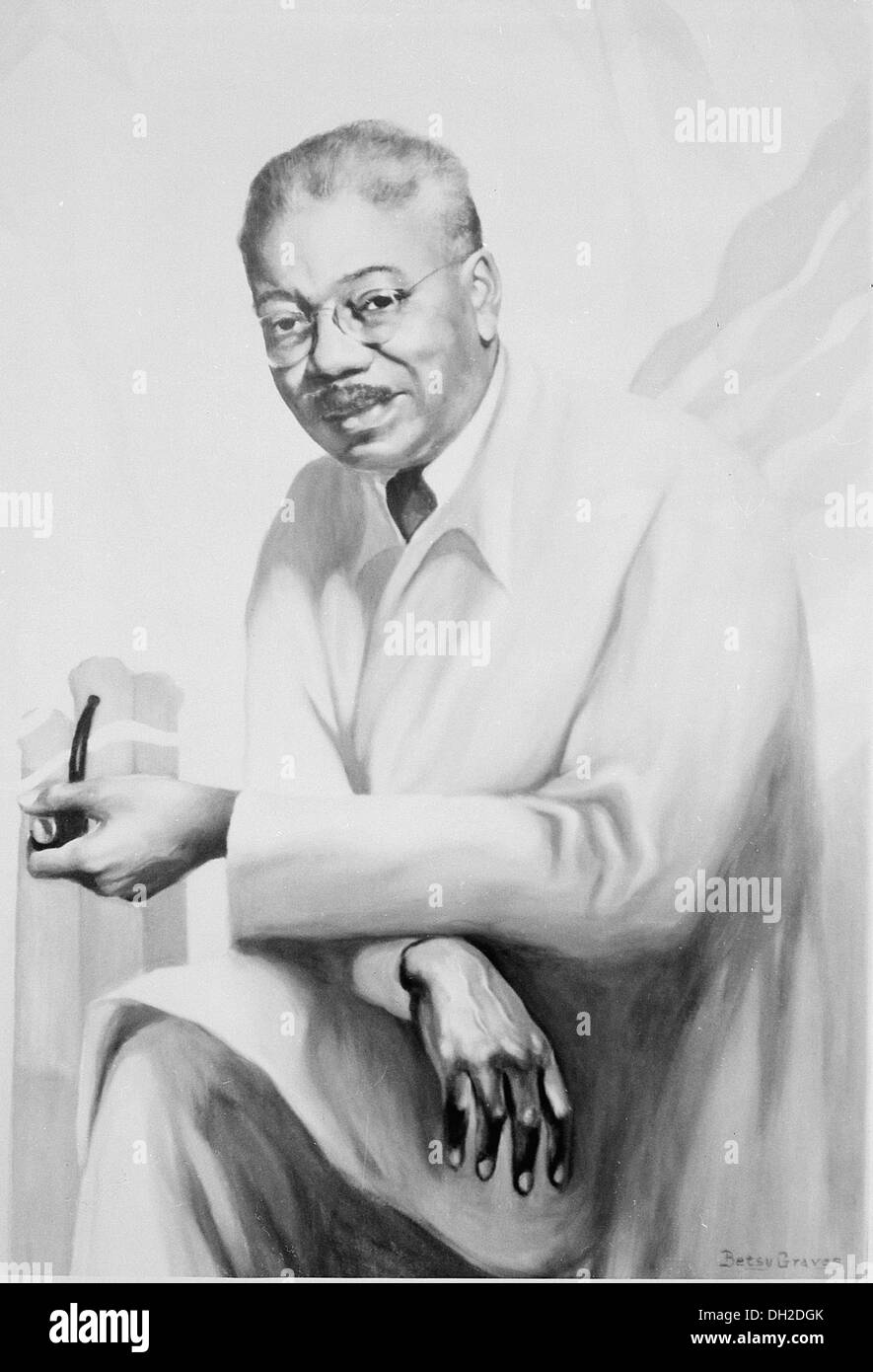 Aaron Douglas, a prominent African American artist, known for his ...