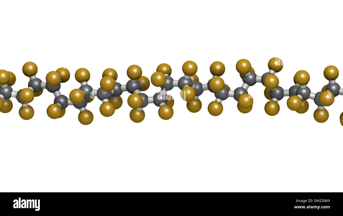 Polytetrafluoroethylene ptfe molecule hi-res stock photography and ...