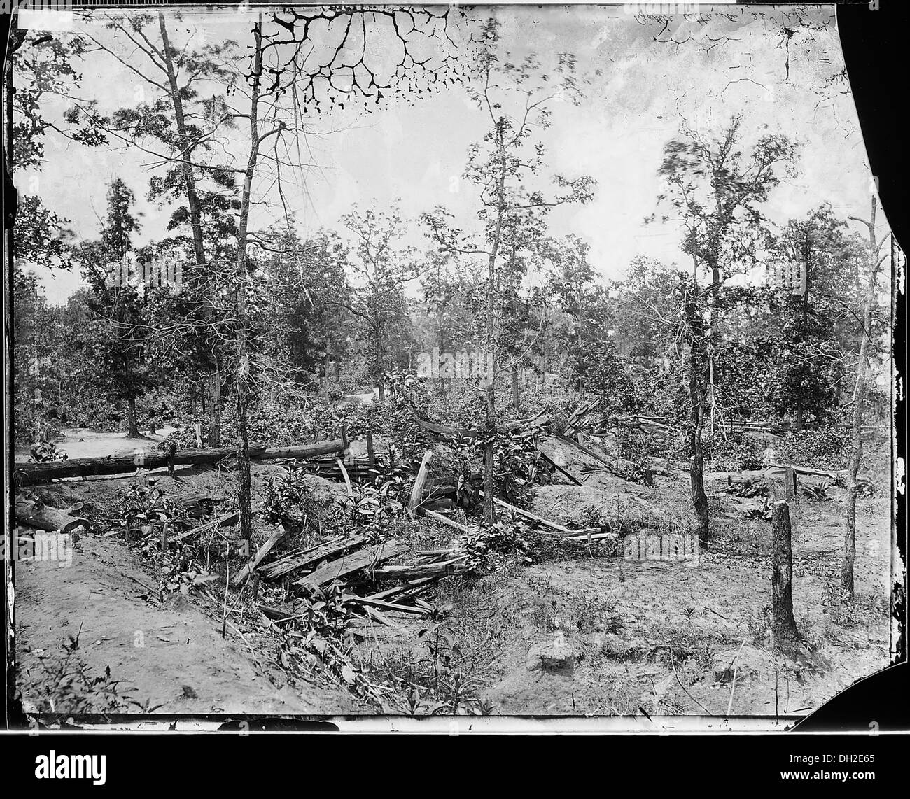 The photograph captures the historic Battlefield of Atlanta, Georgia ...