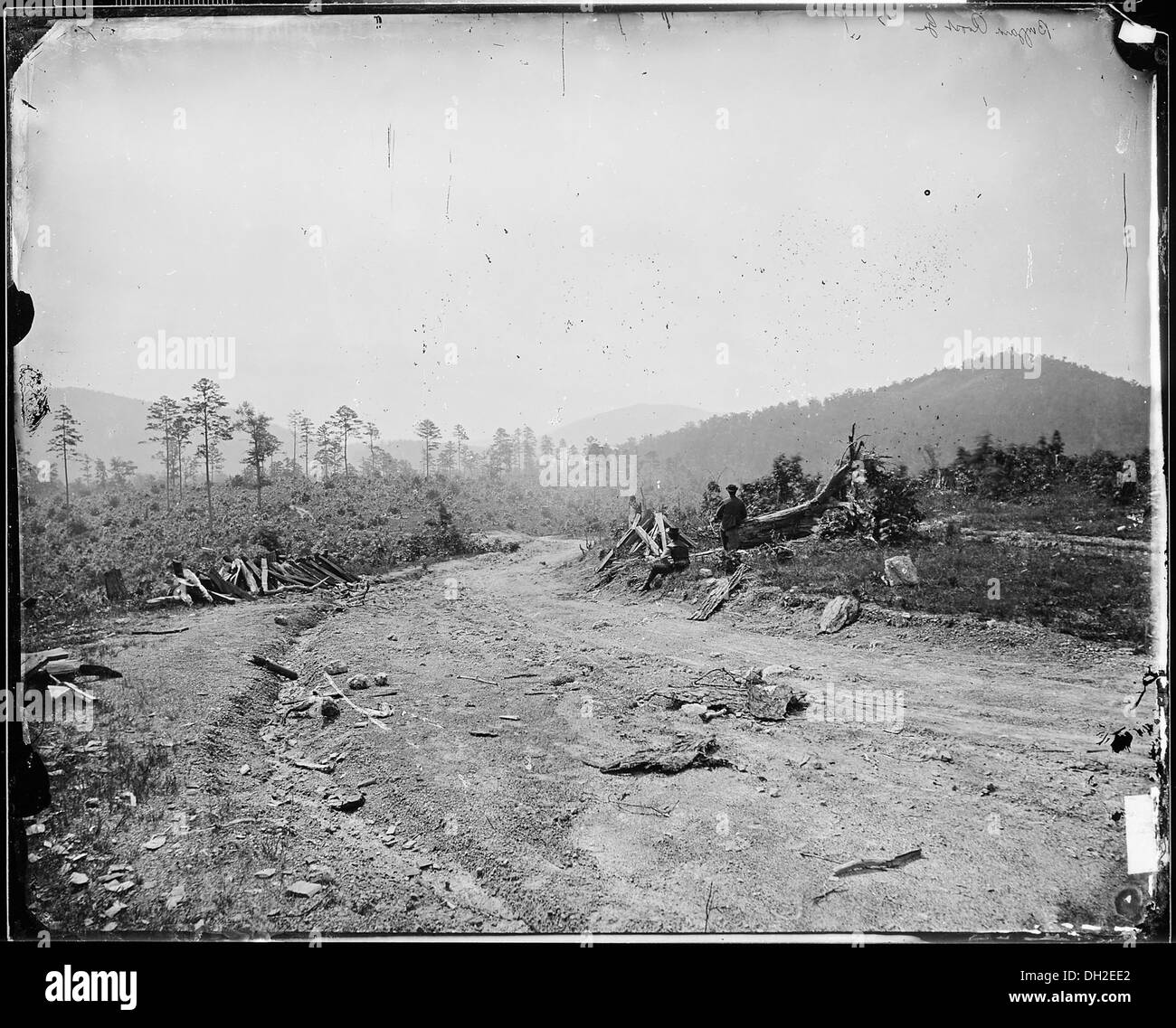 A historical photograph of Buzzards Roost Gap in Atlanta, Georgia ...