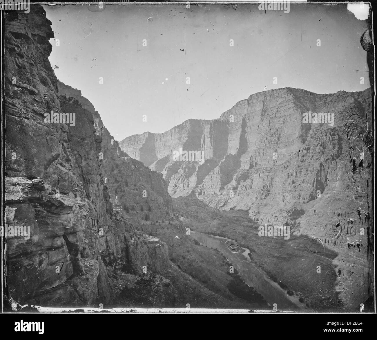 The Canyon of Lodore, a dramatic and scenic part of the Green River in ...