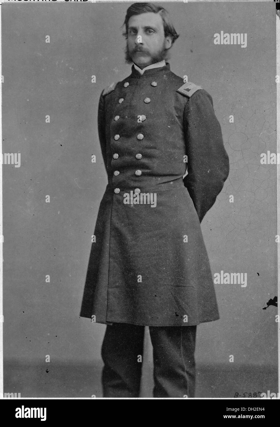 Colonel A.M. Wood, of the New York Infantry, is depicted in this ...