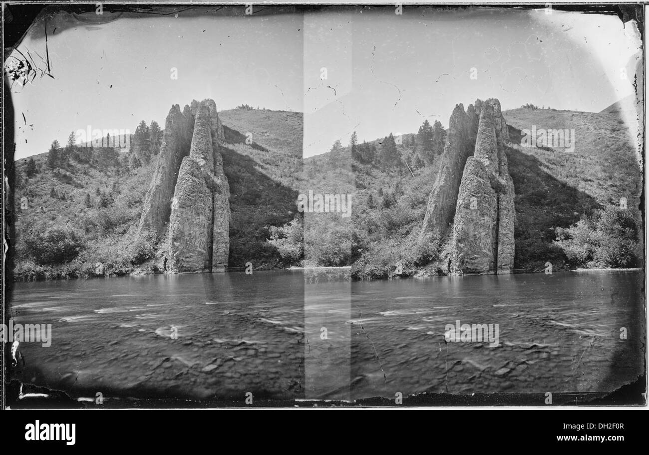 Utah the devils slide Black and White Stock Photos & Images - Alamy