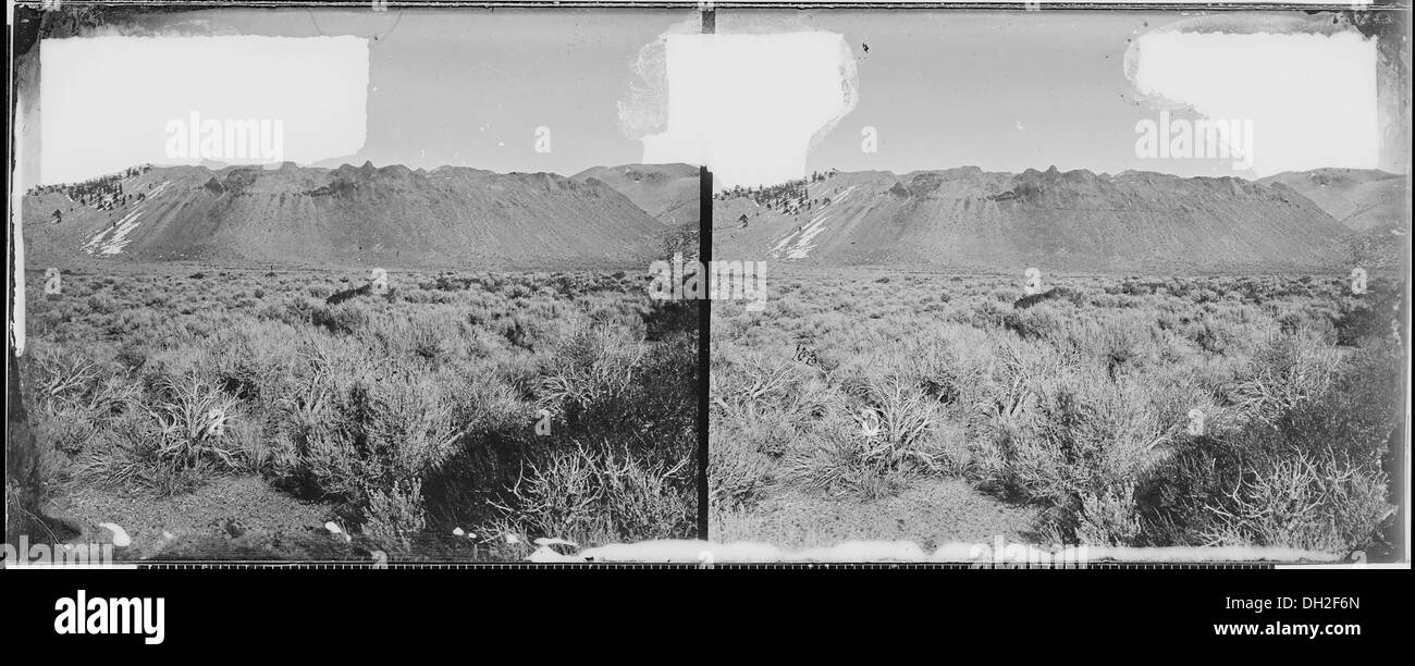 An extinct volcano near Mono Lake, California, forms part of the unique ...