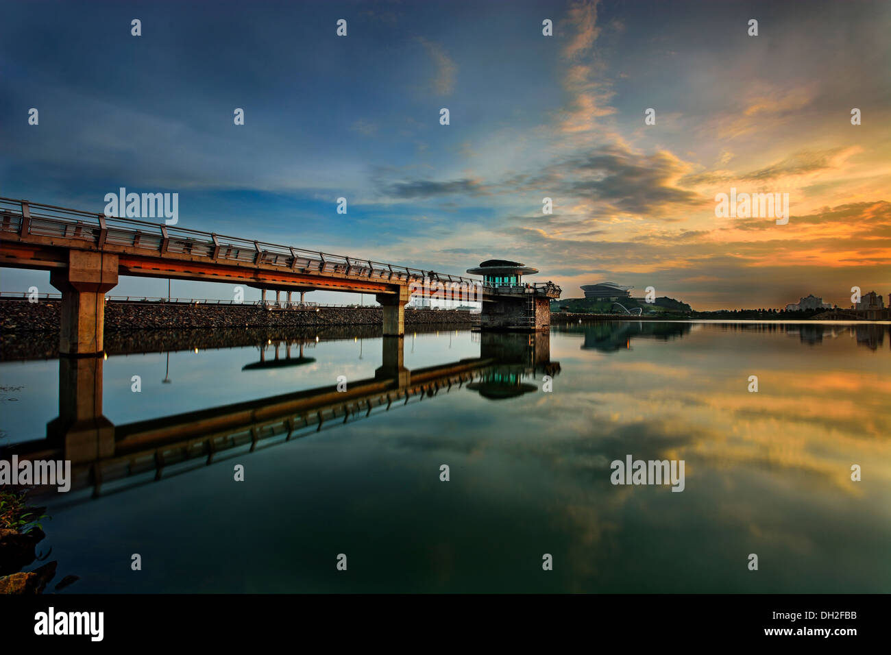 Landscape during sunrise/sunset Stock Photo - Alamy