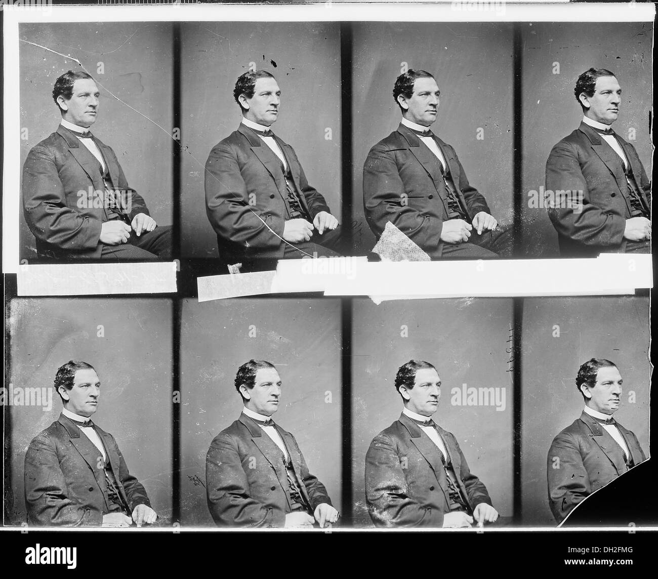 A portrait of General Thomas T. Eckert, a significant figure in U.S ...