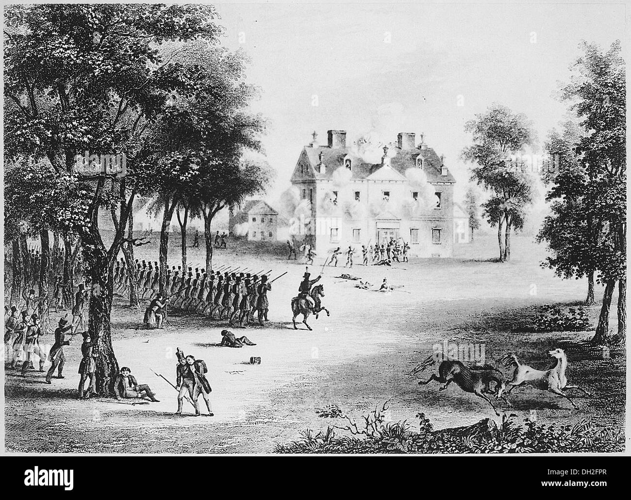 The Battle of Germantown occurred near Chew's house, an important site ...