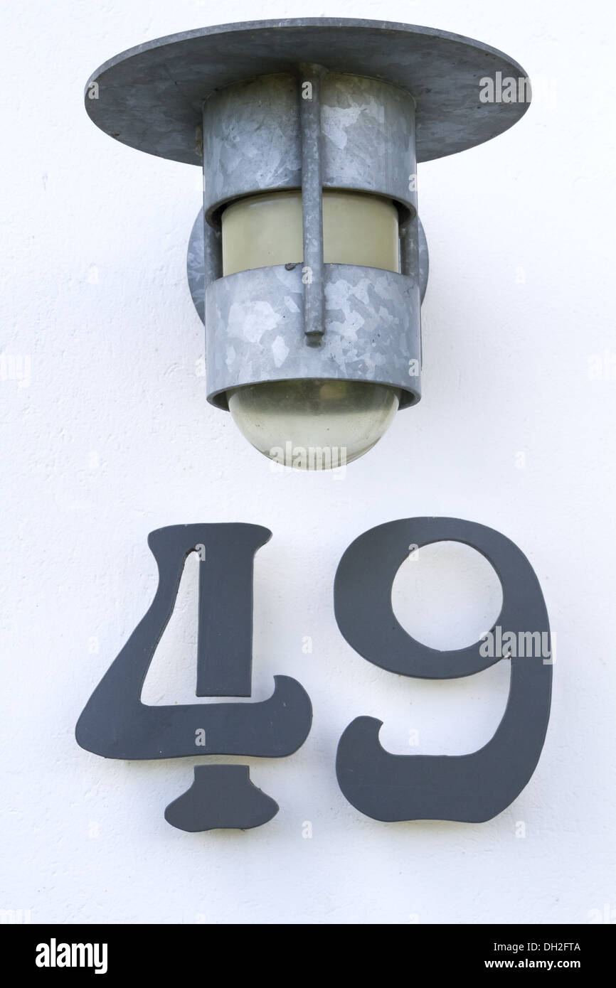 house number 49 Stock Photo - Alamy