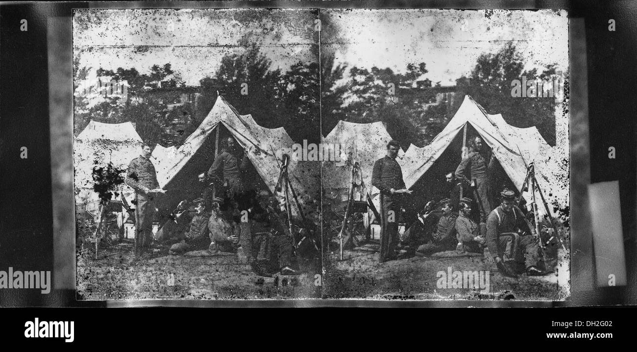 This photograph depicts a group of soldiers from the 7th Infantry, part ...