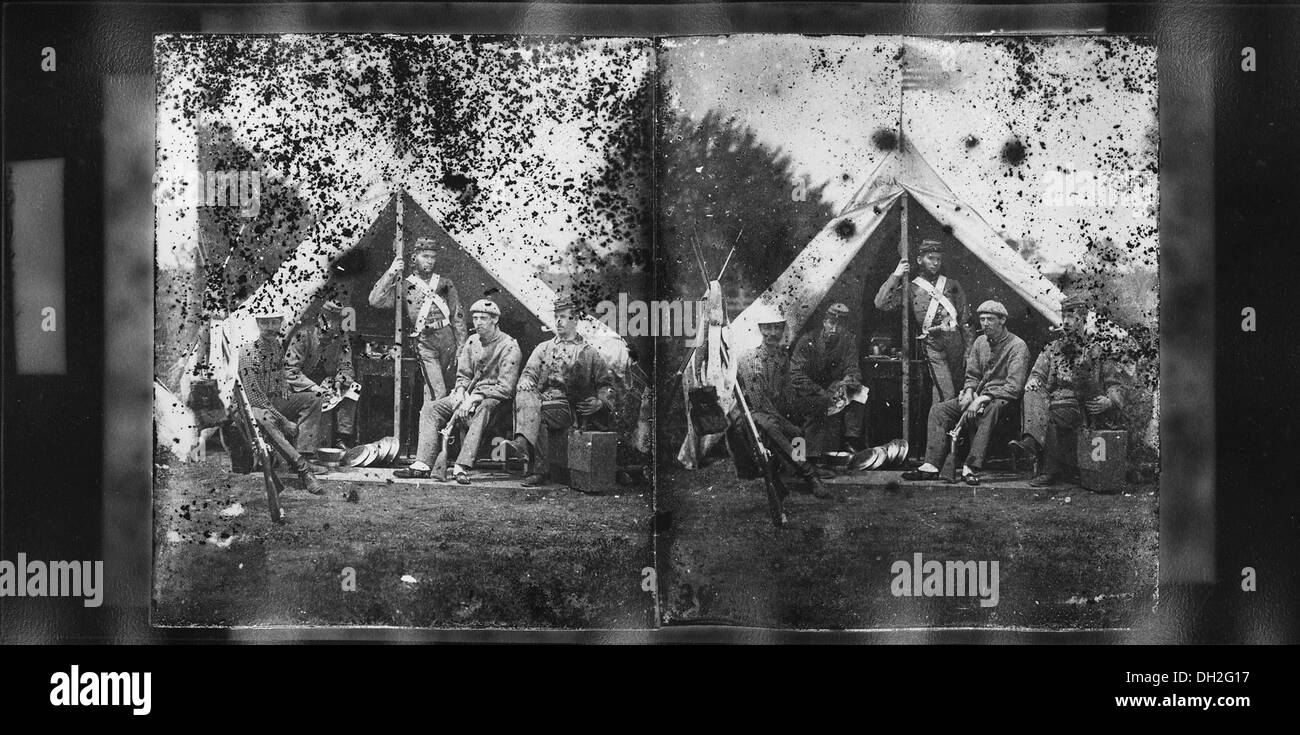 A photograph showing a group of soldiers from the 7th Infantry ...
