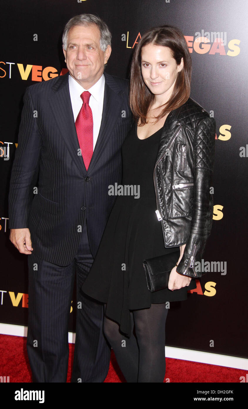 New York, New York, USA. 29th Oct, 2013. LES MOONVES and his DAUGHTER ...