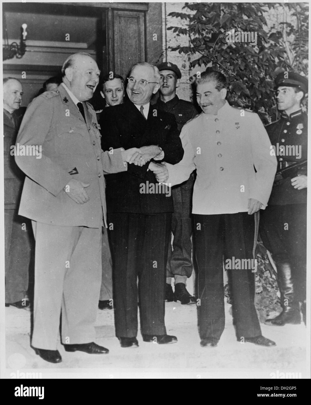 Triple handshake hi-res stock photography and images - Alamy