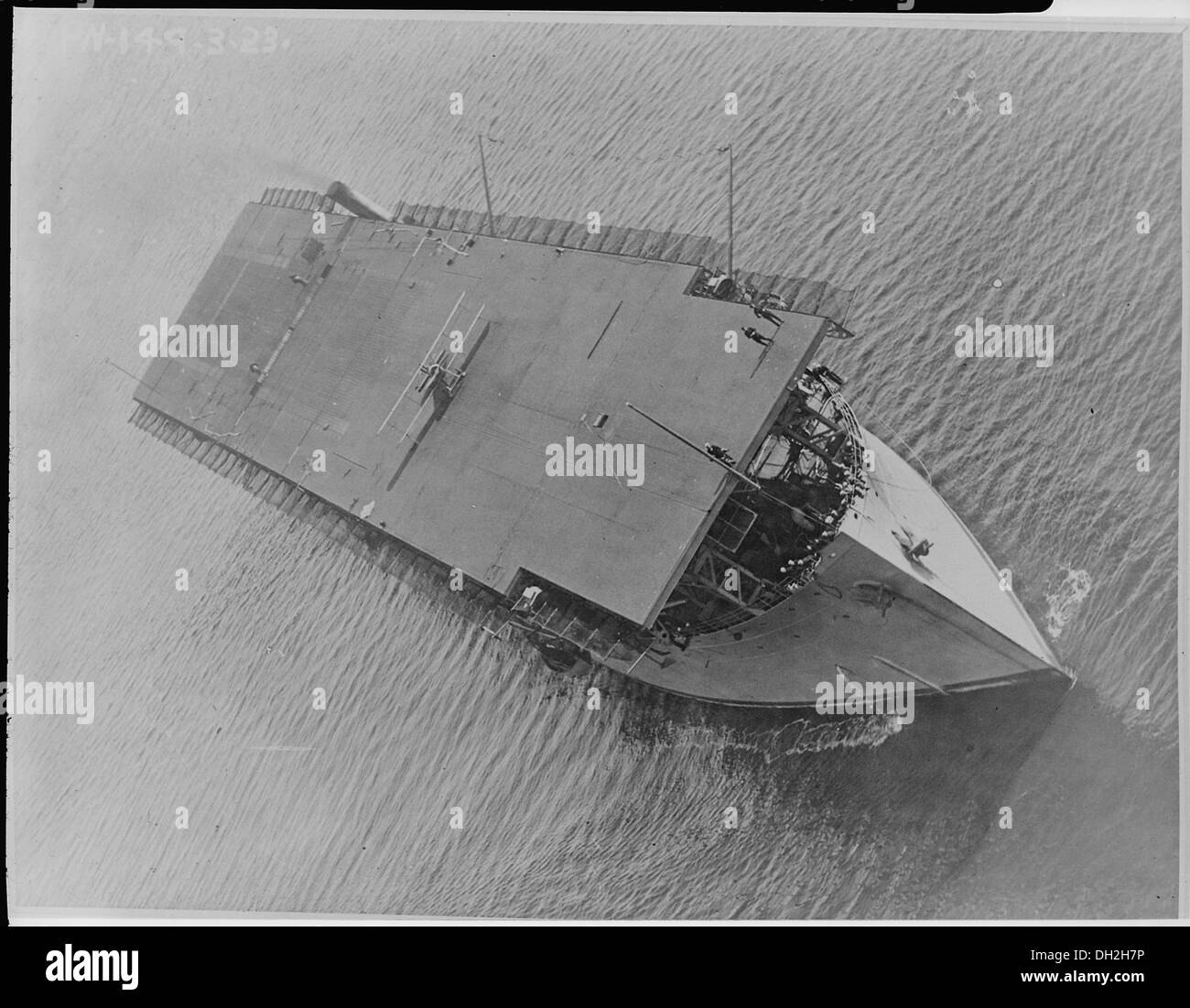 The aircraft carrier Langley (CV-1), formerly known as the USS Jupiter ...