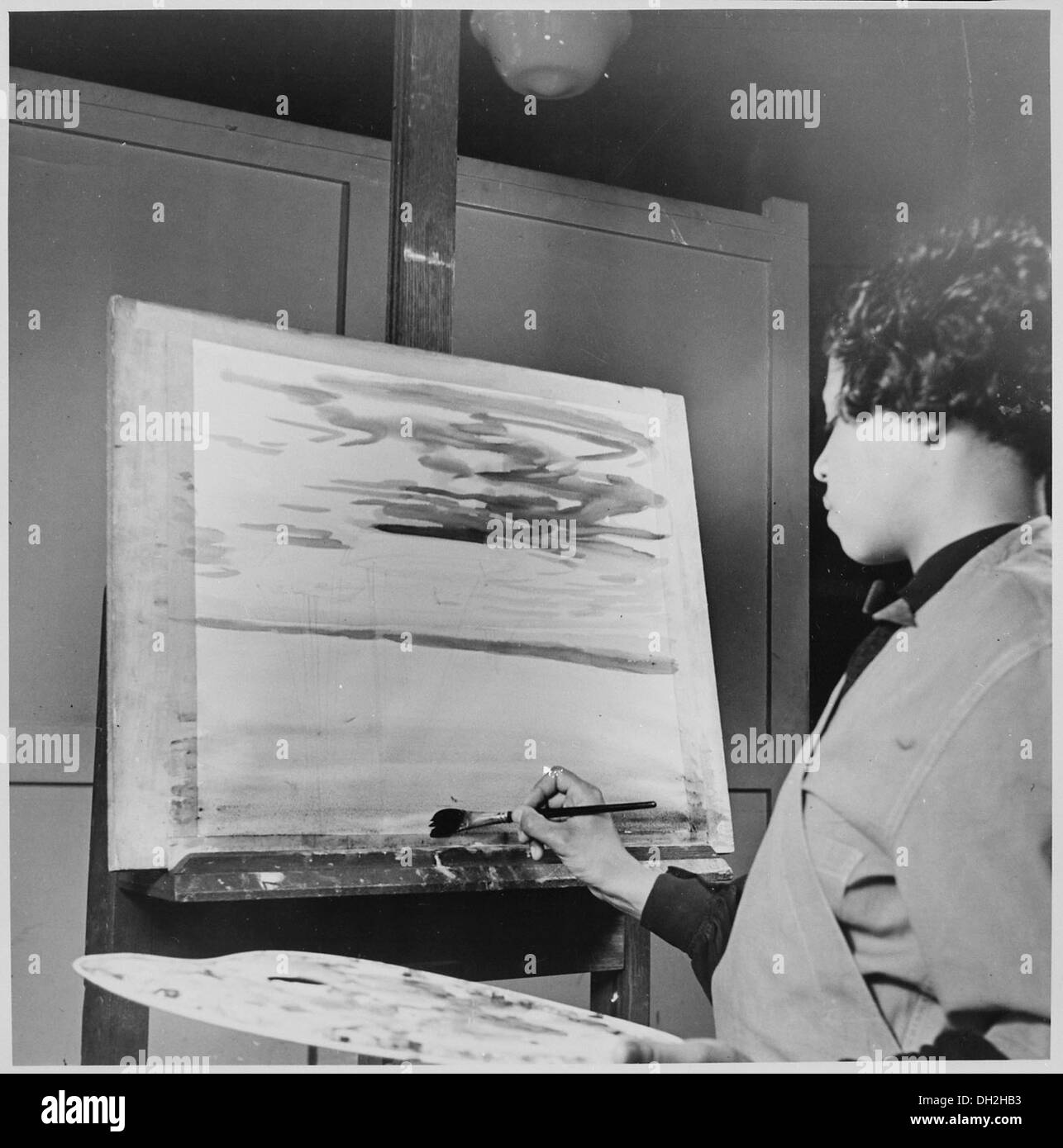 American artist work Black and White Stock Photos & Images - Alamy