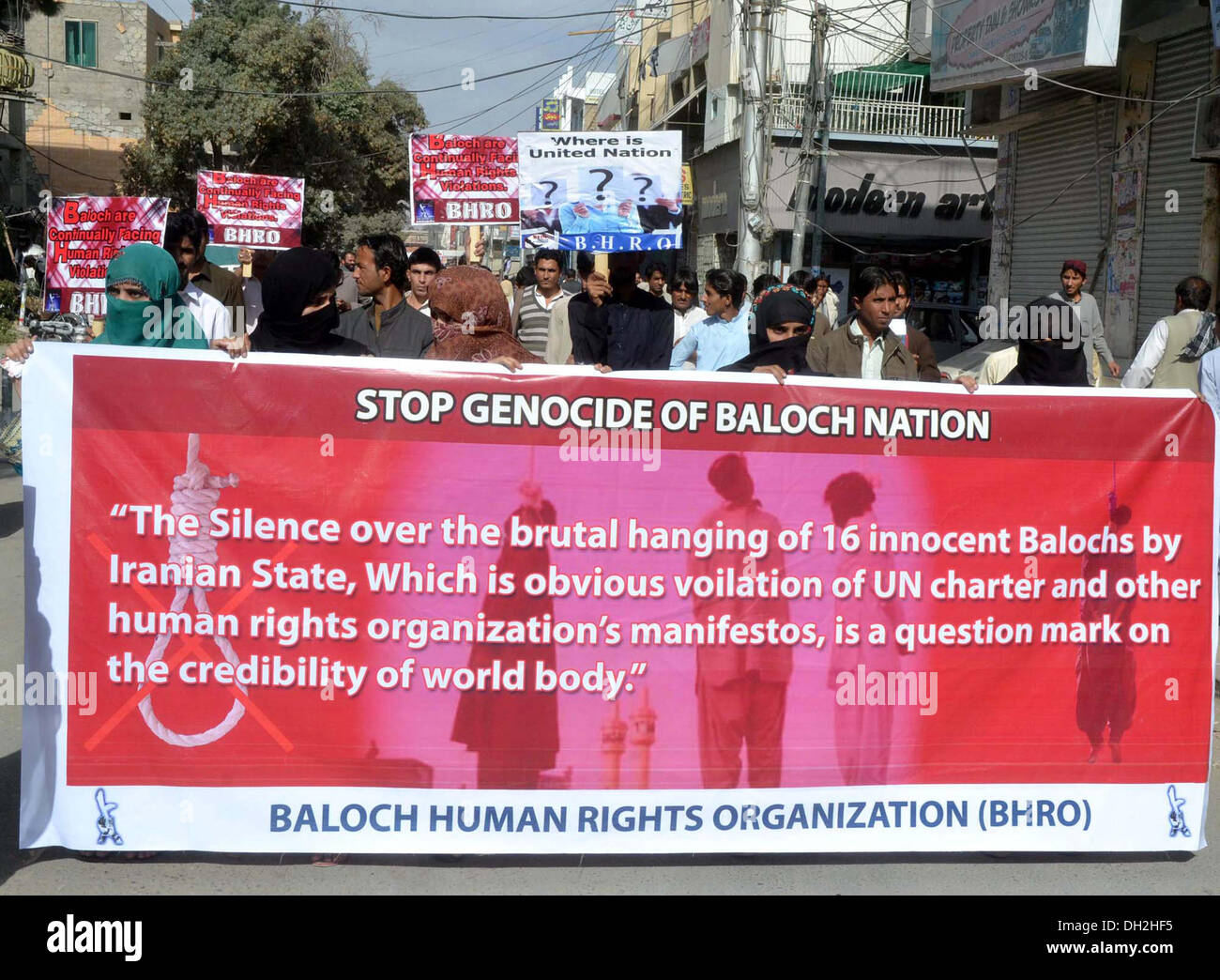 Baloch human rights organization hi-res stock photography and images ...